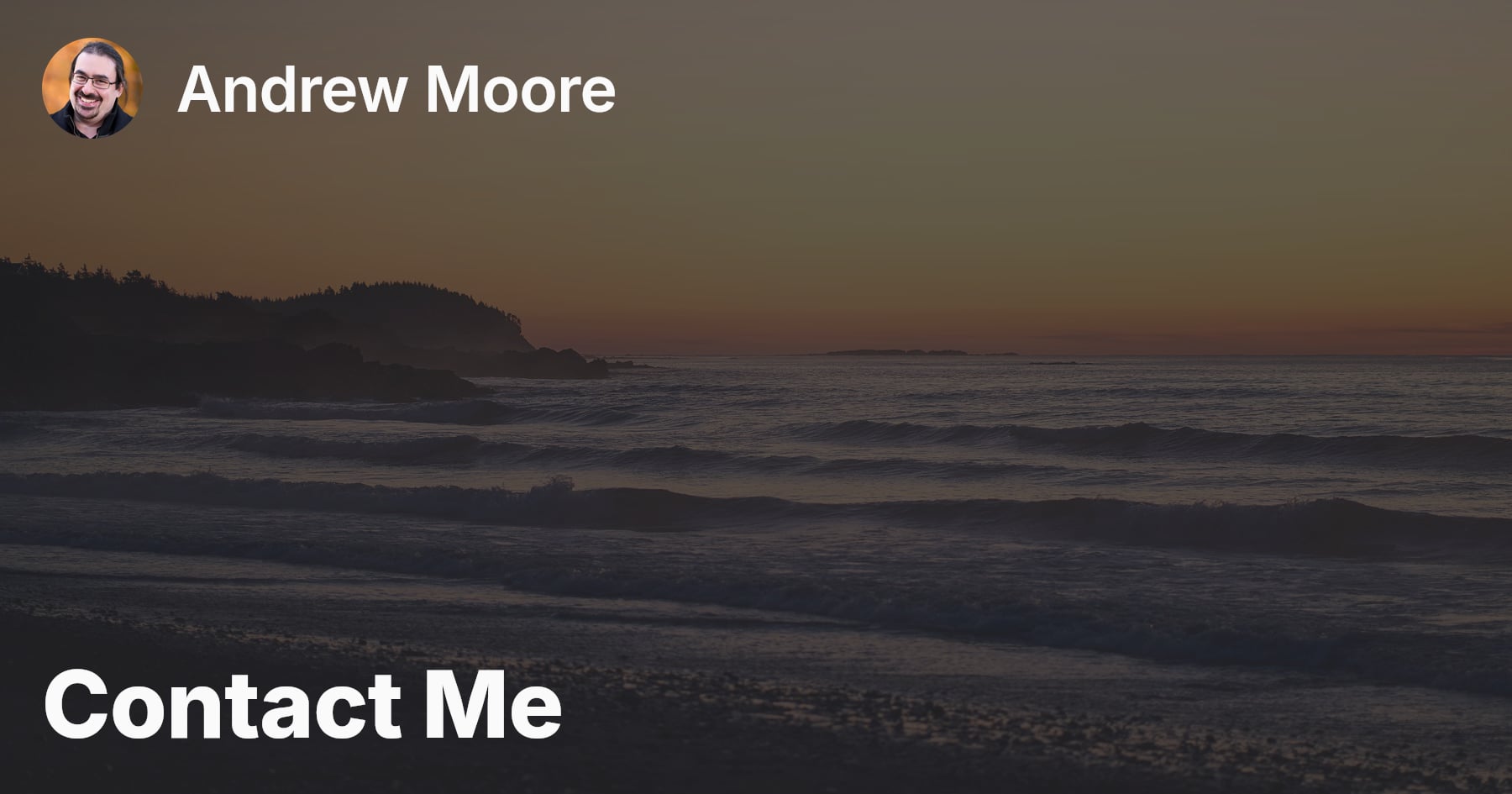 Contact Me – Andrew Moore